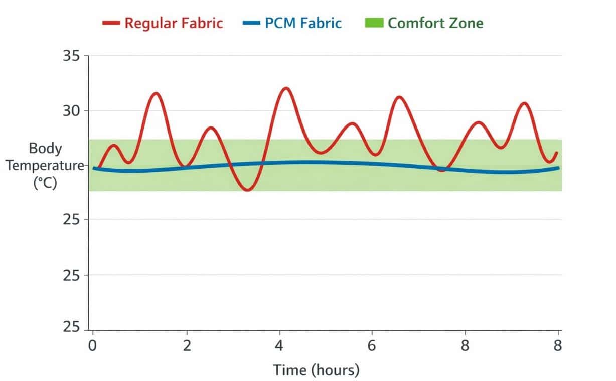 What is PCM Fabric? The Smart Textile That Adapts to Your Body ...